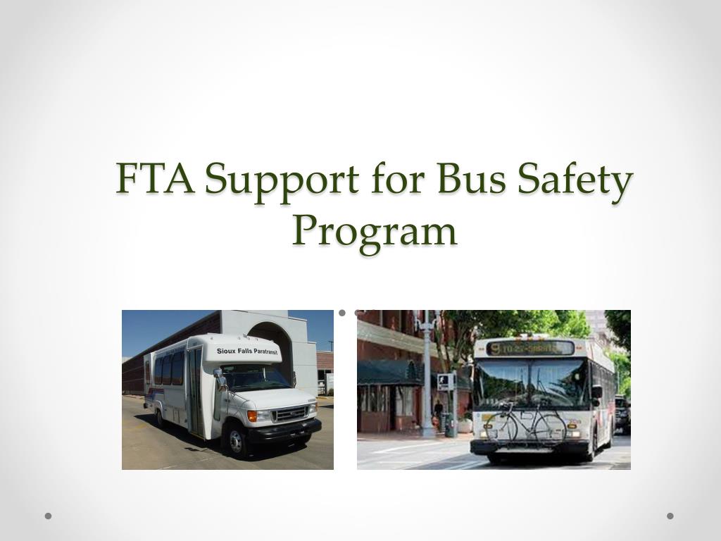 PPT - National Public Transportation Safety Program How You Can ...