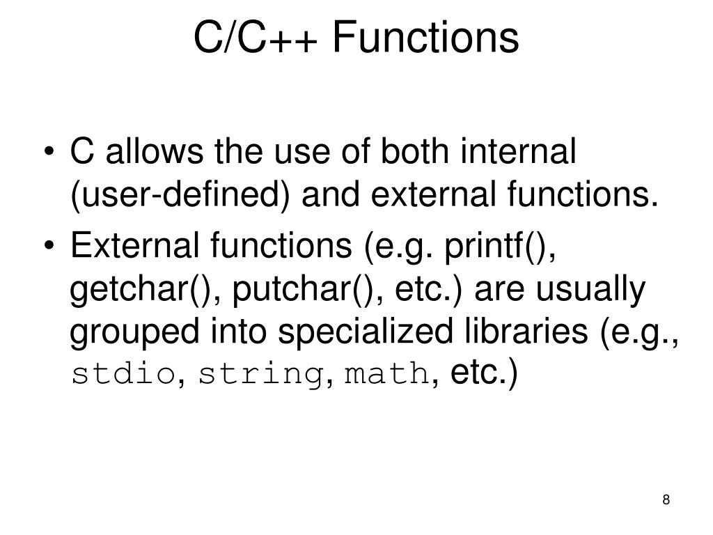 Ppt Lecture 5 Functions Variable Scope And Pointers Structured Programming Powerpoint