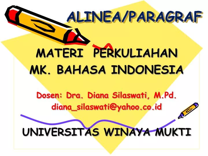 PPT - ALINEA/PARAGRAF PowerPoint Presentation, free download - ID:5478787