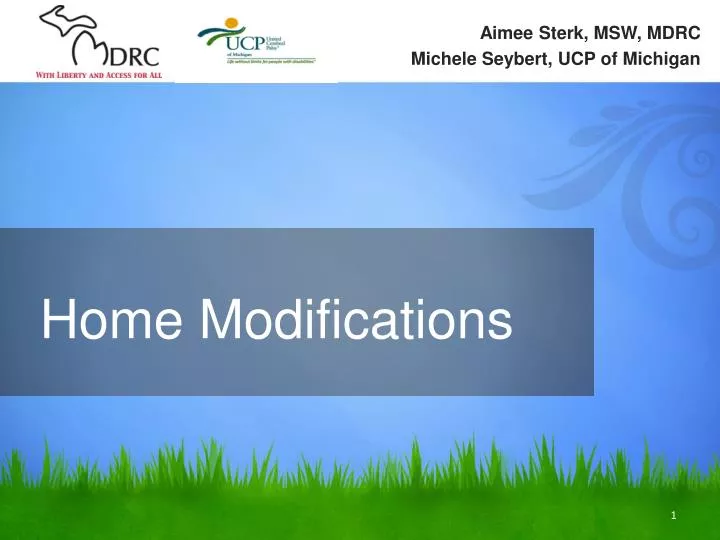 PPT - Home Modifications PowerPoint Presentation, free download - ID ...