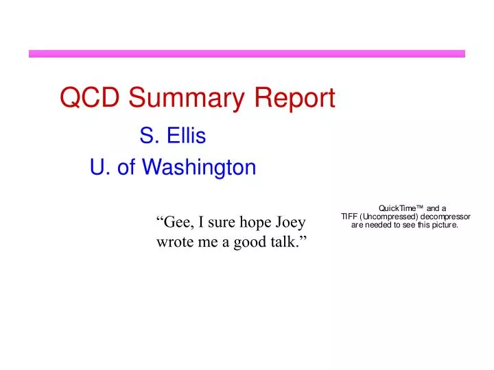 PPT - QCD Summary Report PowerPoint Presentation, free download - ID ...
