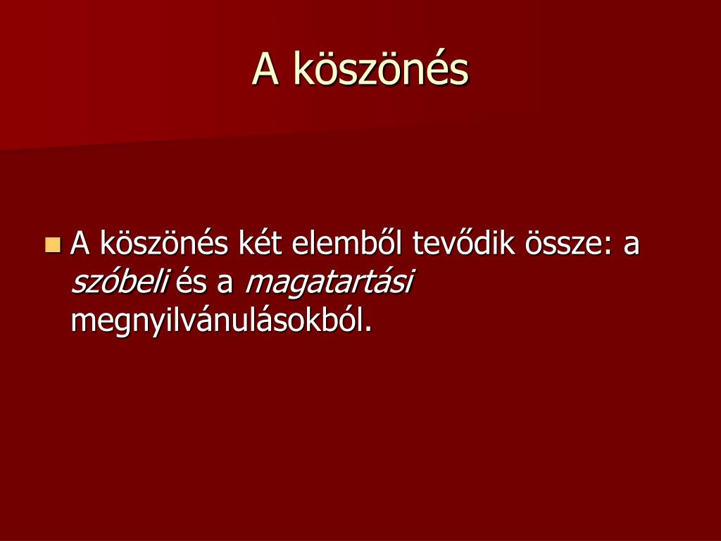 PPT - Az illem, etikett, protokoll alapszabályai és gyakorlata I ...