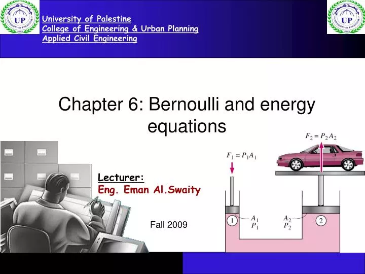 PPT - Chapter 6: Bernoulli and energy equations PowerPoint Presentation ...