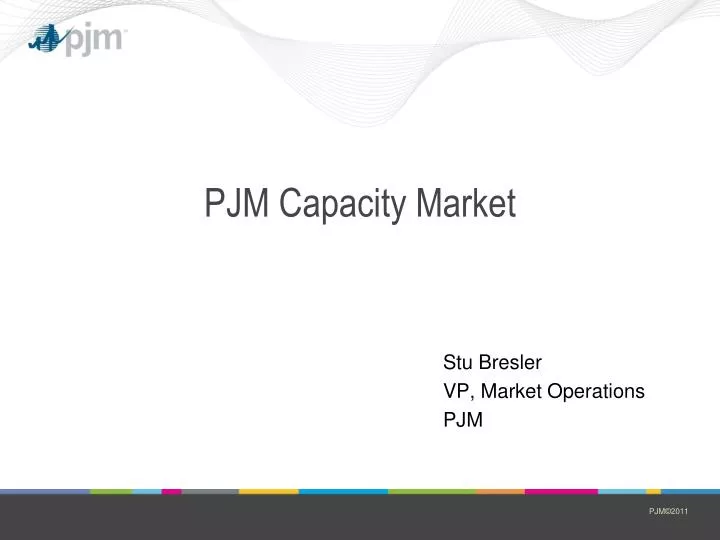 PPT - PJM Capacity Market PowerPoint Presentation, free download - ID ...