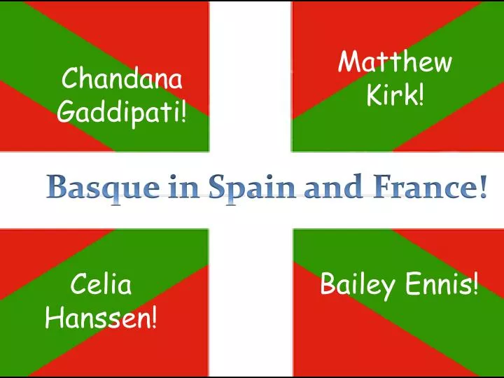 PPT - Basque in Spain and France! PowerPoint Presentation, free ...