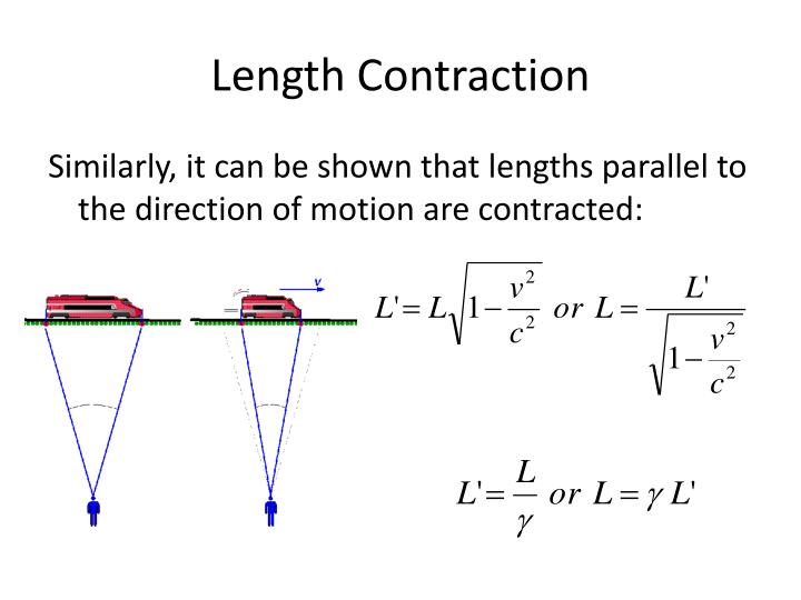 PPT - Special Relativity: Time Dilation and Length Contraction ...