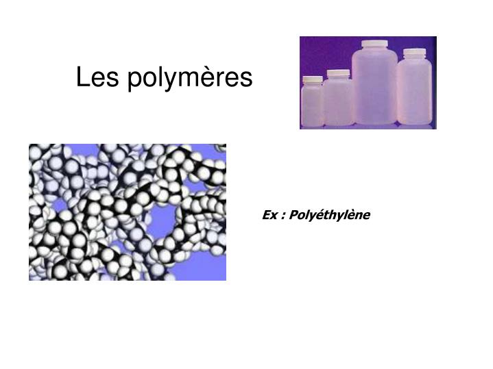 PPT - Les polymères PLAN PowerPoint Presentation - ID:5481867