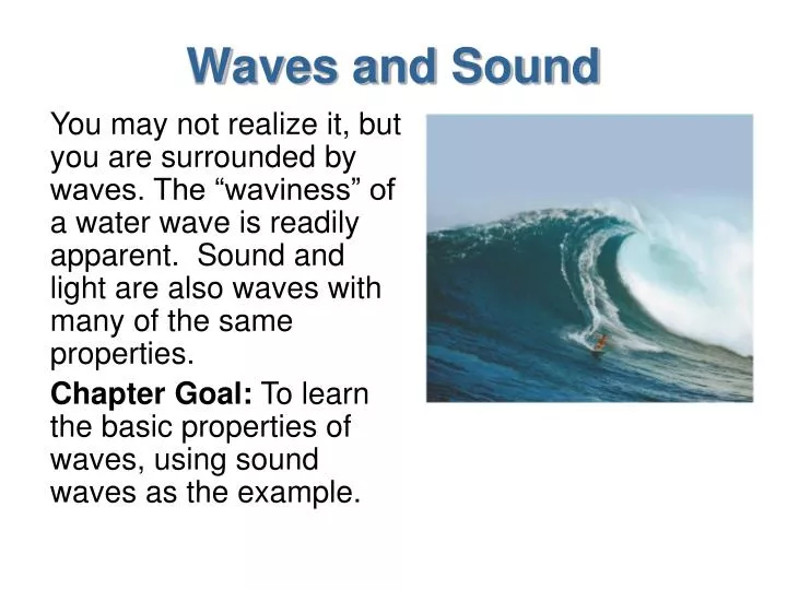 PPT - Waves and Sound PowerPoint Presentation, free download - ID:5482285