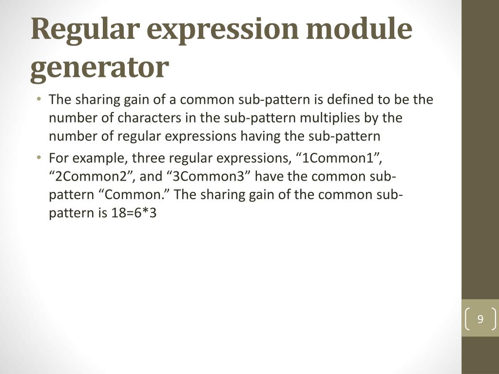 Ppt Optimization Of Regular Expression Pattern Matching Circuits On Fpga Powerpoint