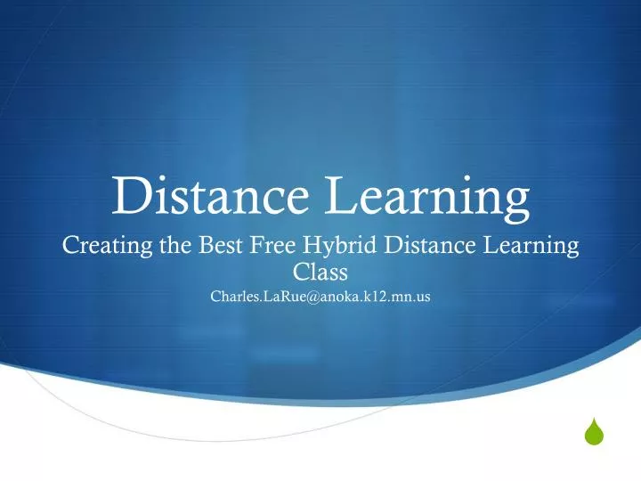 PPT - Distance Learning PowerPoint Presentation, free download - ID:5482631