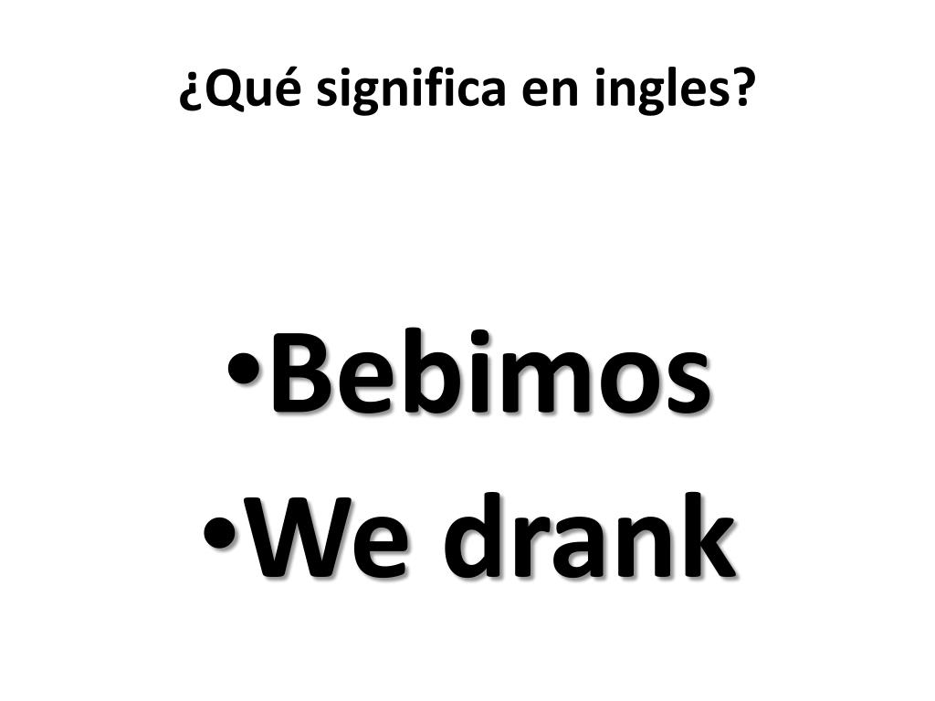 Ppt ¿ Qué Significa En Ingles Powerpoint Presentation Free Download