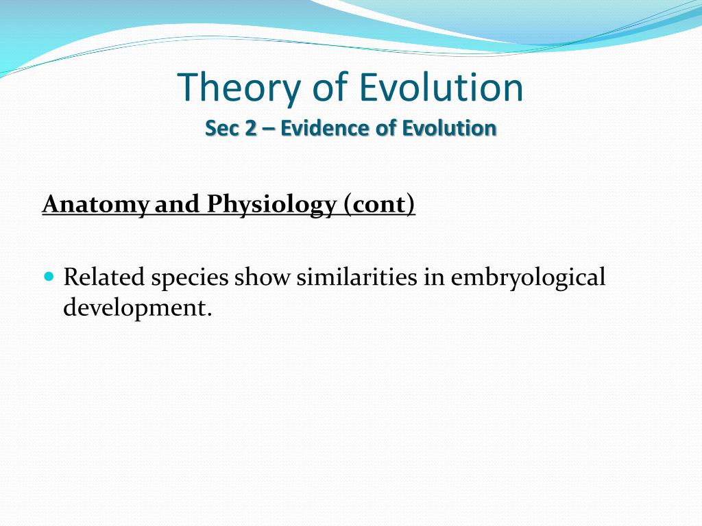 Ppt Theory Of Evolution Powerpoint Presentation Free Download Id