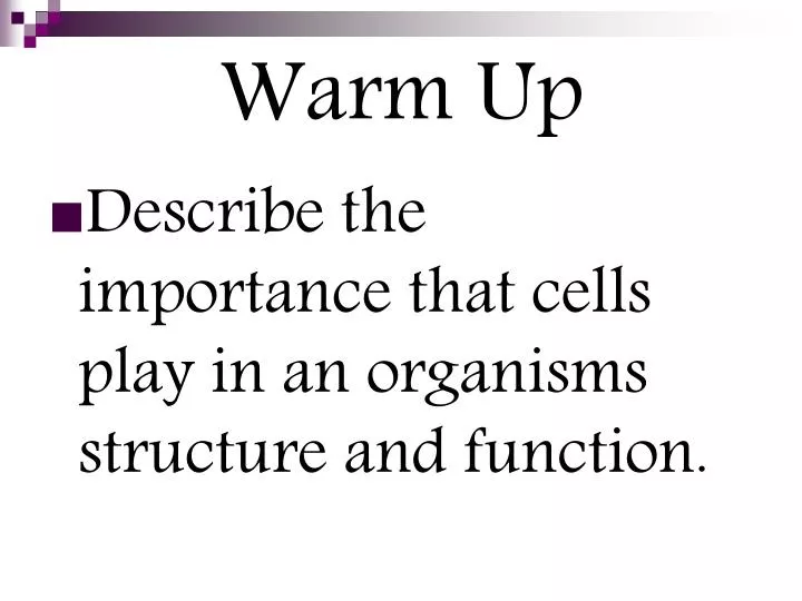 PPT - Warm Up PowerPoint Presentation, free download - ID:5483913