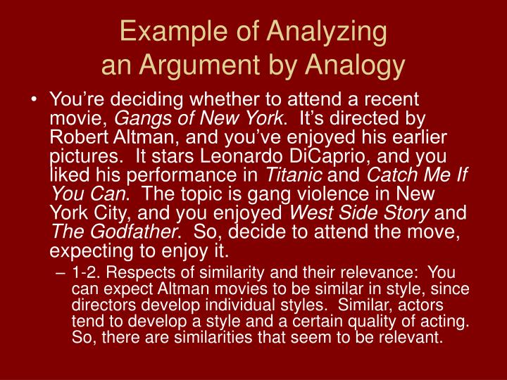 PPT - Chapter 25: Analogies PowerPoint Presentation - ID:5484177