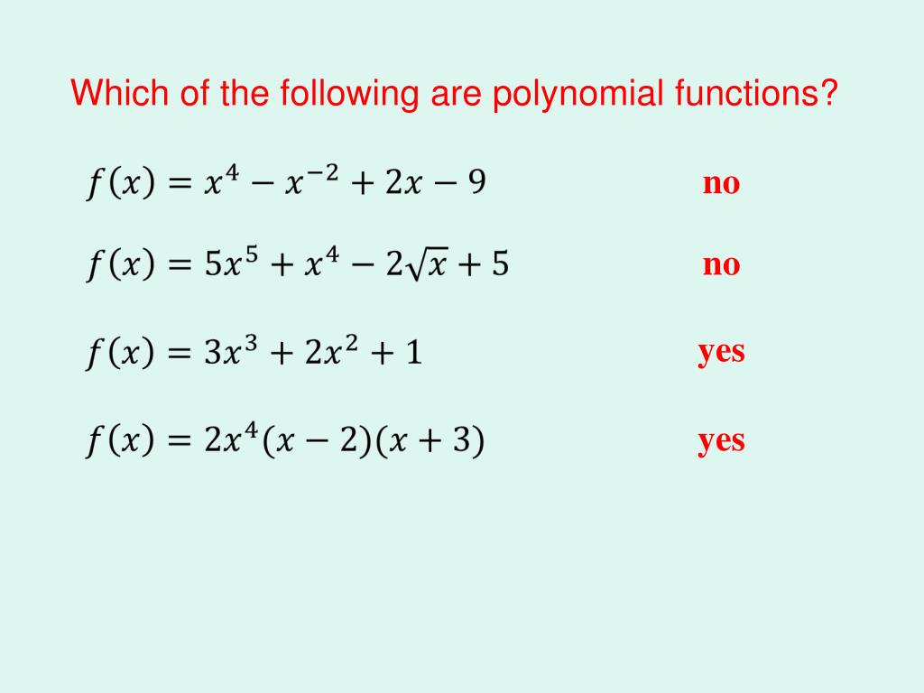 PPT Polynomial Functions And Their Graphs PowerPoint Presentation Free Download ID 5484241