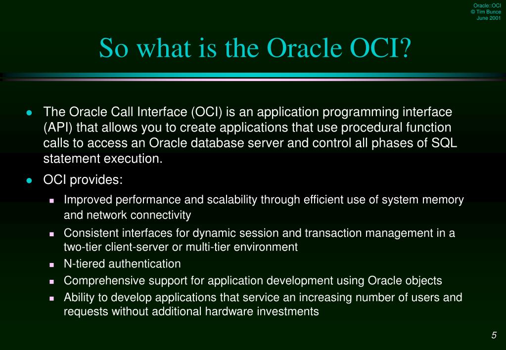 Ppt Oracle Oci Powerpoint Presentation Free Download Id 5484606