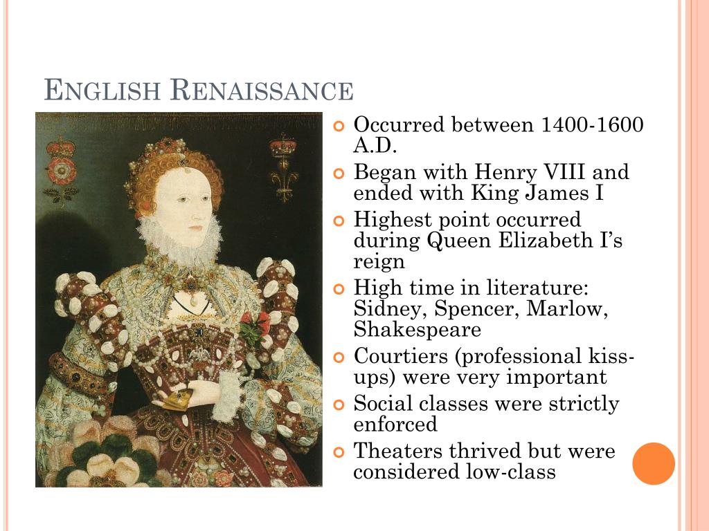 PPT - The English Renaissance and William Shakespeare PowerPoint ...