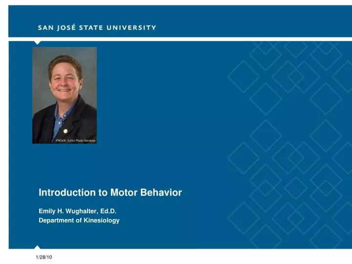 PPT - Introduction to Motor Behavior PowerPoint Presentation, free ...