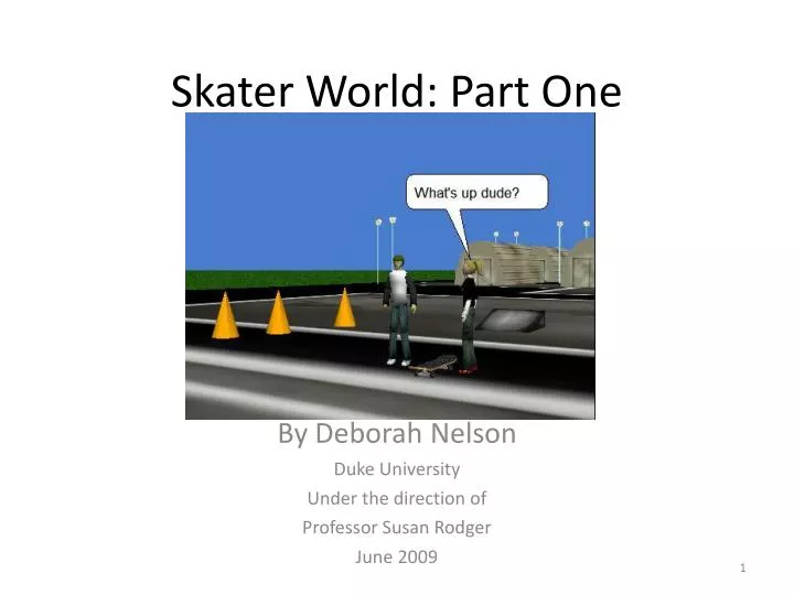 PPT - Skater World: Part One PowerPoint Presentation, free download ...