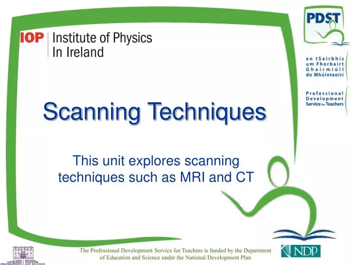 PPT - Scanning Techniques PowerPoint Presentation, free download - ID:5486816