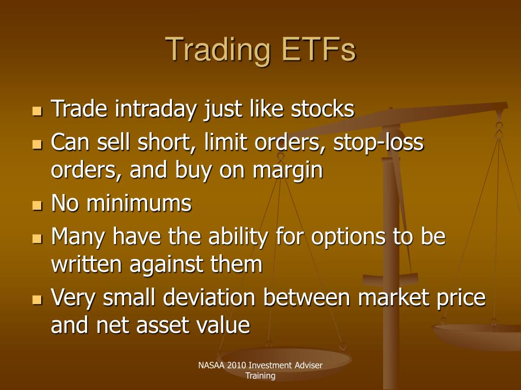 PPT - Exchange Traded Funds (ETFs) & Leveraged ETFs PowerPoint ...