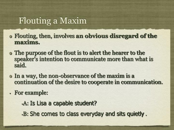 PPT - Conversational Implicature II Week 8 PowerPoint Presentation - ID ...