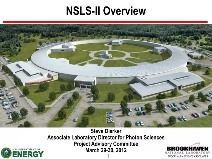 PPT - NSLS-II Overview PowerPoint Presentation, free download - ID:5487759