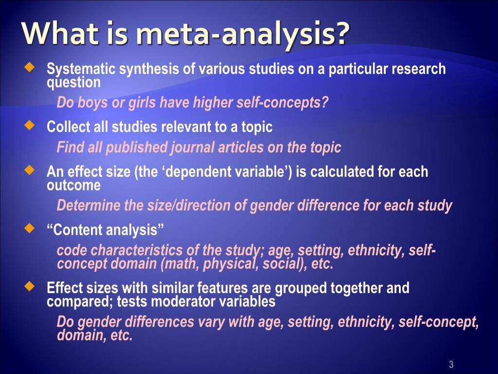 PPT What Is Meta analysis PowerPoint Presentation Free Download