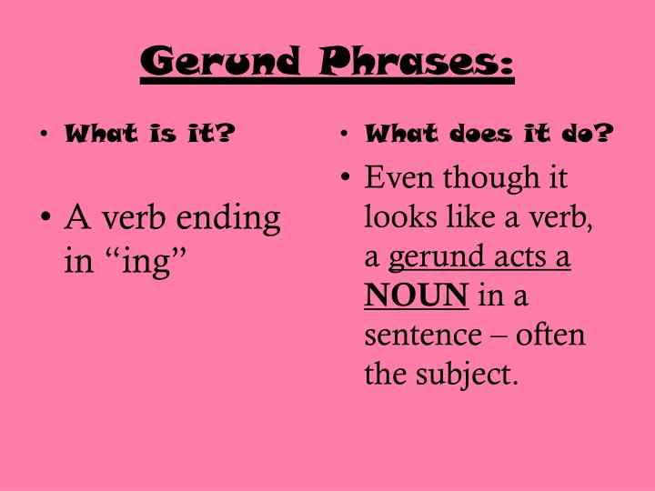 PPT - Intro to Phrases: Prepositional, Appositive, Participial, Gerund ...