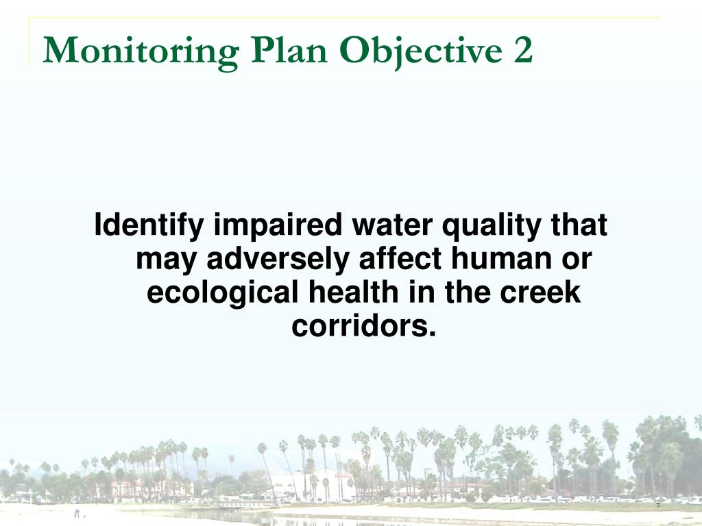 PPT - Designing a Water Quality Monitoring Plan for Santa Barbara’s ...