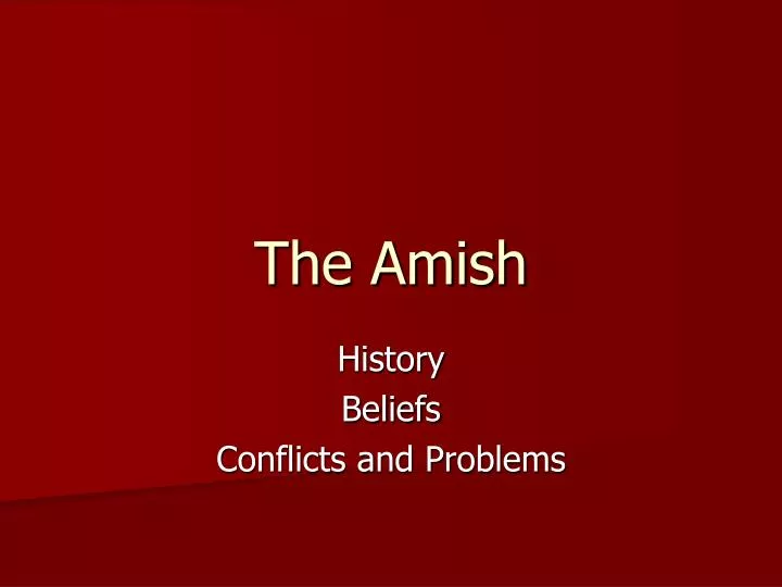 PPT - The Amish PowerPoint Presentation, free download - ID:5490043