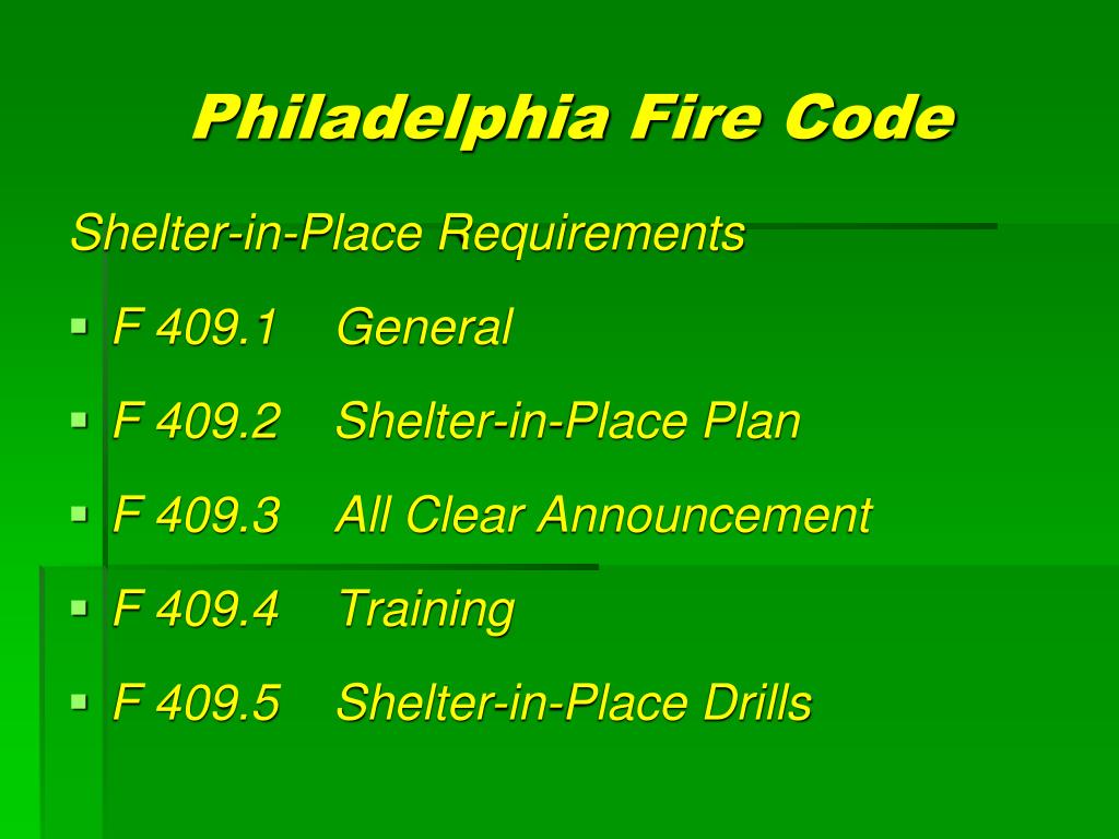 PPT - Shelter in Place for Day Care Facilities and Hospitals Battalion ...