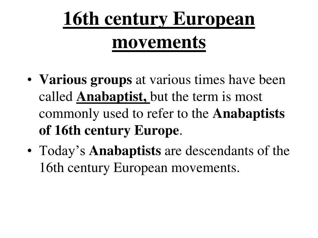 PPT - Anabaptist Groups PowerPoint Presentation, free download - ID:5491014 PPT - Anabaptist Groups PowerPoint Presentation, free download - ID:5491014