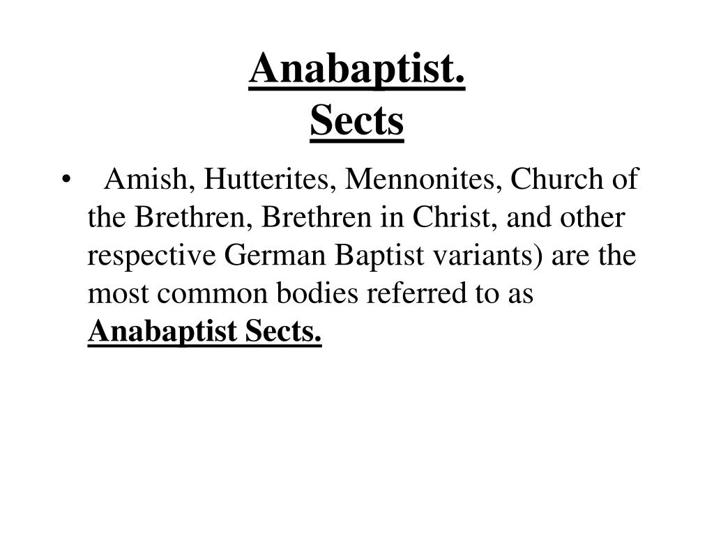 PPT - Anabaptist Groups PowerPoint Presentation, free download - ID:5491014 PPT - Anabaptist Groups PowerPoint Presentation, free download - ID:5491014