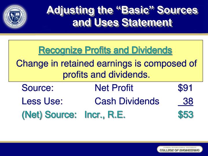 PPT - Chapter 7 Funds Analysis, Cash-Flow Analysis, and Financial ...