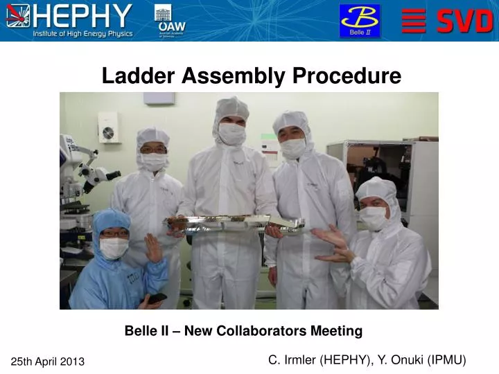 PPT - Ladder Assembly Procedure PowerPoint Presentation, free download ...