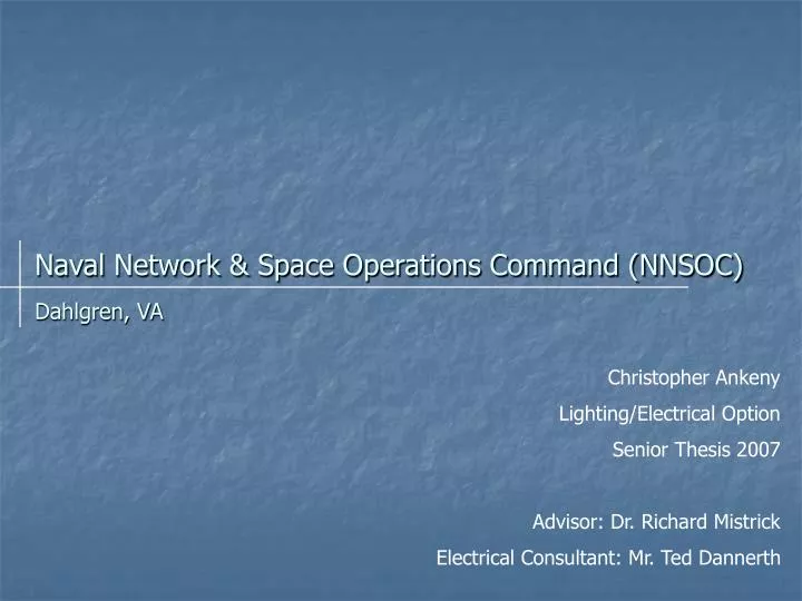 PPT - Naval Network & Space Operations Command (NNSOC) PowerPoint ...