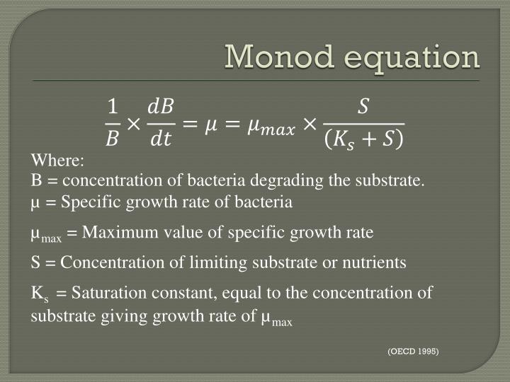PPT - Monod equation PowerPoint Presentation - ID:5492069