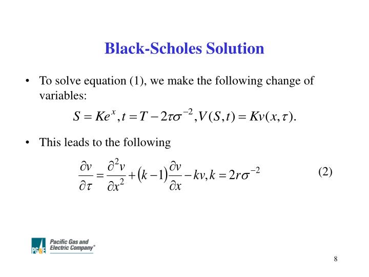 PPT - Black-Scholes Equation PowerPoint Presentation - ID:5492109
