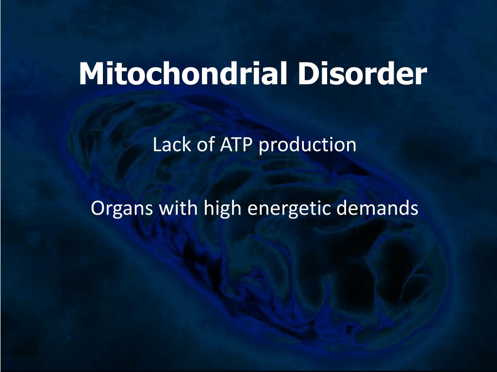 PPT - Mitochondrial disease and immunodeficiency: What do we know so ...