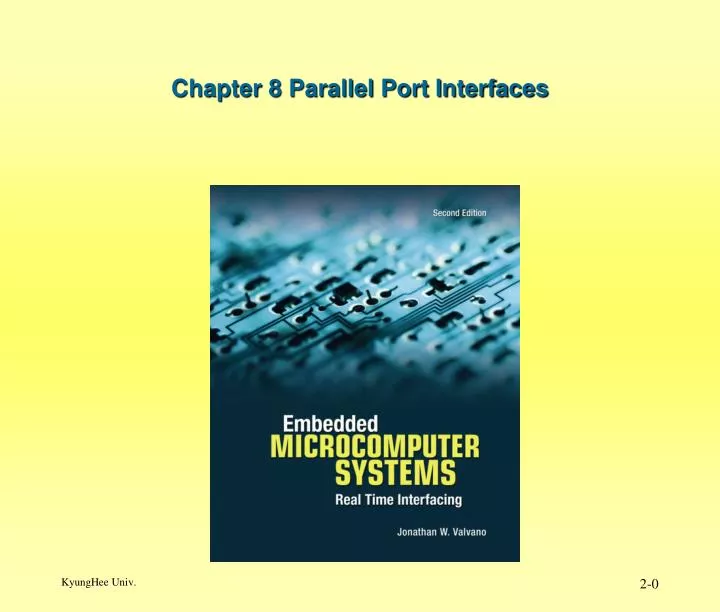 PPT - Chapter 8 Parallel Port Interfaces PowerPoint Presentation, free ...