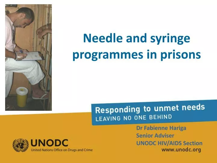 PPT - Needle and syringe programmes in prisons PowerPoint Presentation ...