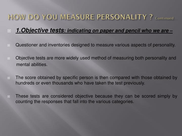 PPT - personality PowerPoint Presentation - ID:5493685