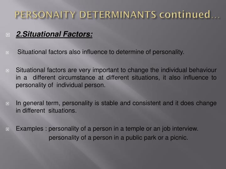 PPT - personality PowerPoint Presentation - ID:5493685
