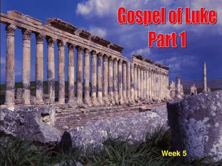 PPT - Gospel of Luke Part 1 PowerPoint Presentation, free download - ID ...