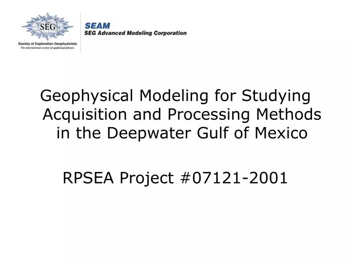 PPT - SEAM Earth Model PowerPoint Presentation, free download - ID:5496835