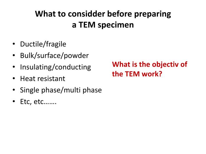 PPT - Analytical Transmissions Electron Microscopy (TEM) PowerPoint ...