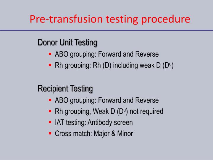 PPT - Compatibility Testing (cross matching) PowerPoint Presentation ...
