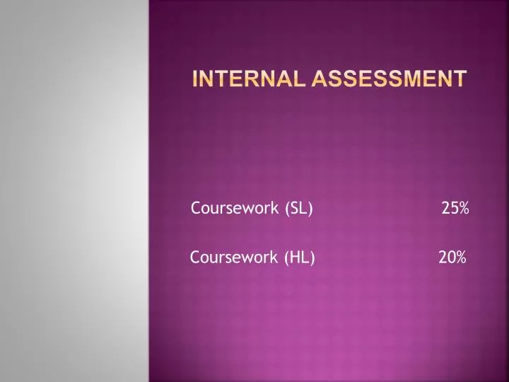 PPT - INTERNAL ASSESSMENT PowerPoint Presentation, free download - ID ...