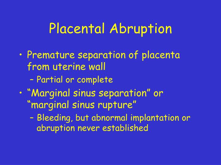 PPT - Vaginal Bleeding in Late Pregnancy PowerPoint Presentation - ID ...
